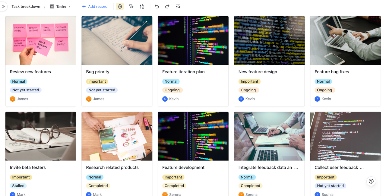 Khai thác dữ liệu, tối ưu quy trình làm việc cùng Lark Base