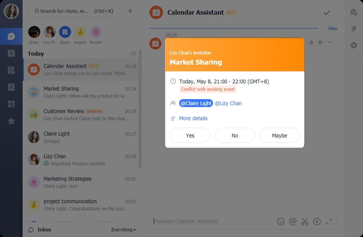 Lark Calendar - Trợ lý lịch trình số thông minh và hiệu quả